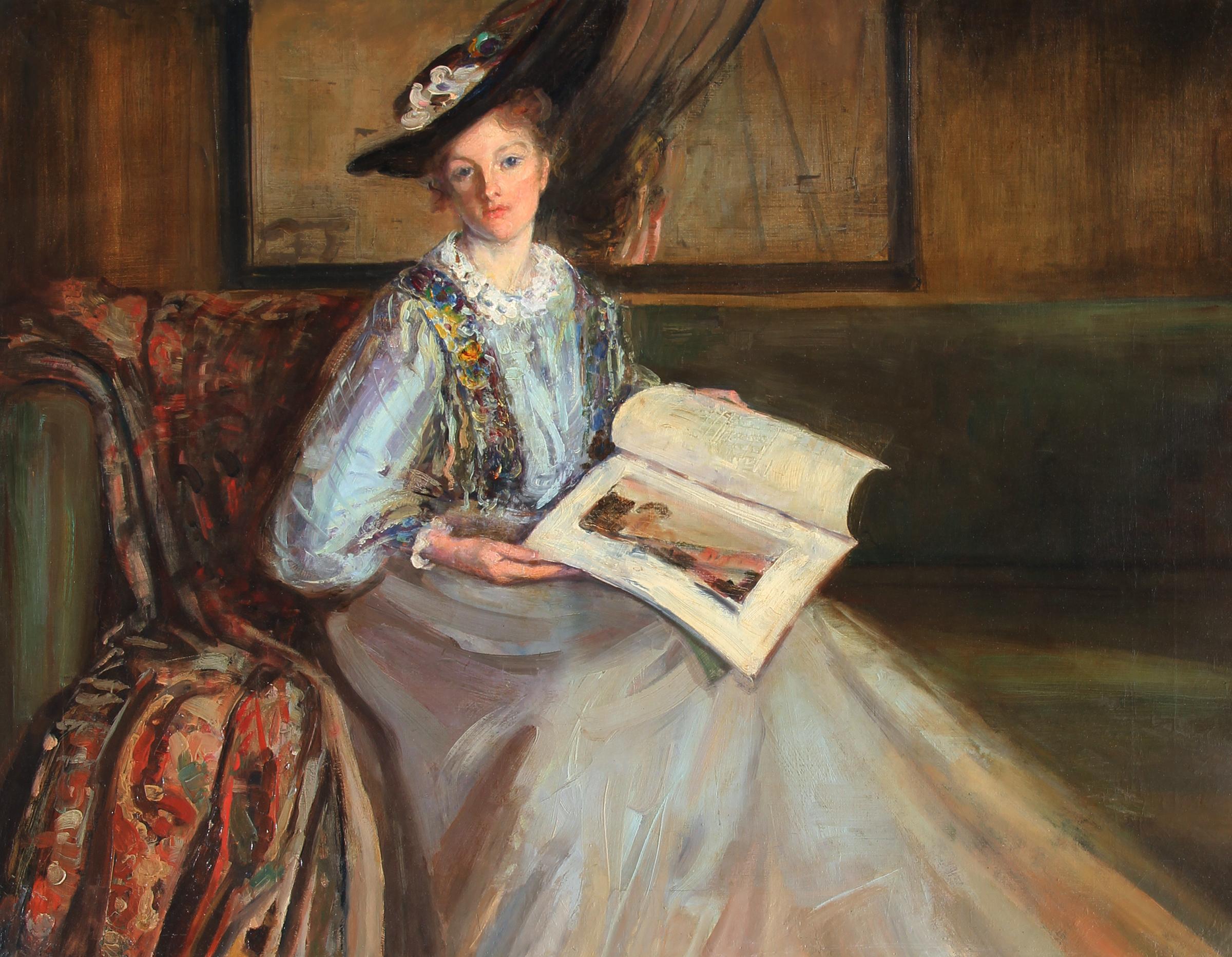 Philip Wilson Steer A Wistful Glance Attributed To Philip Wilson