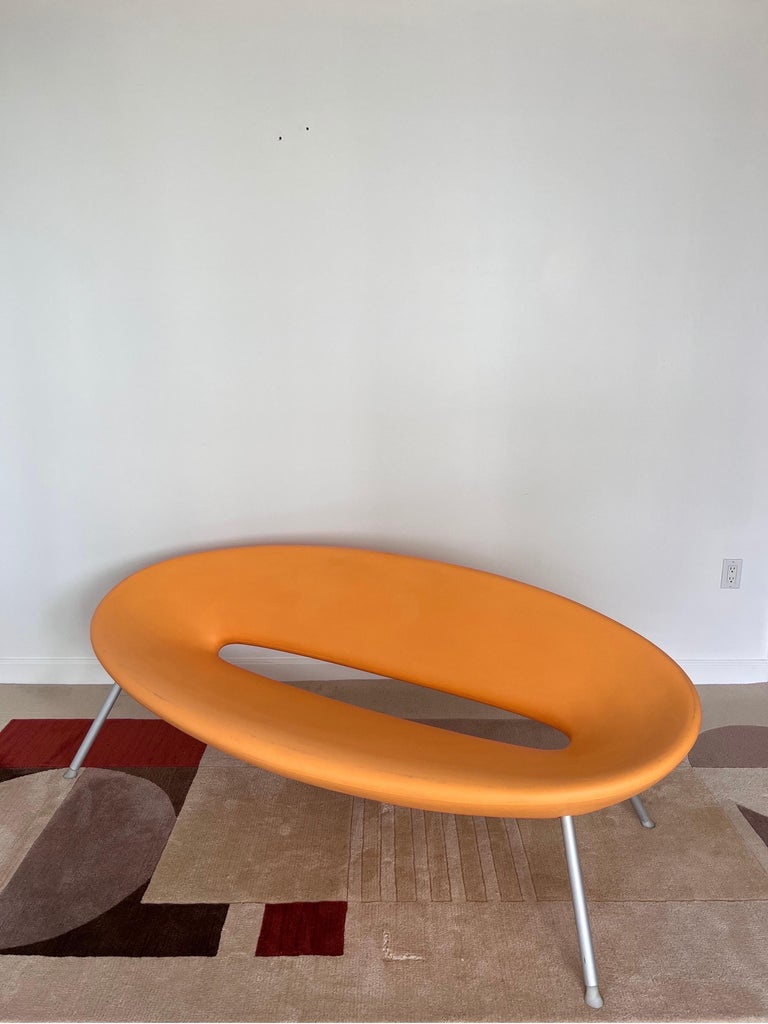 Philipp Starck Ploof Outdoor Orange Sofa or Settee for Kartell at 1stDibs