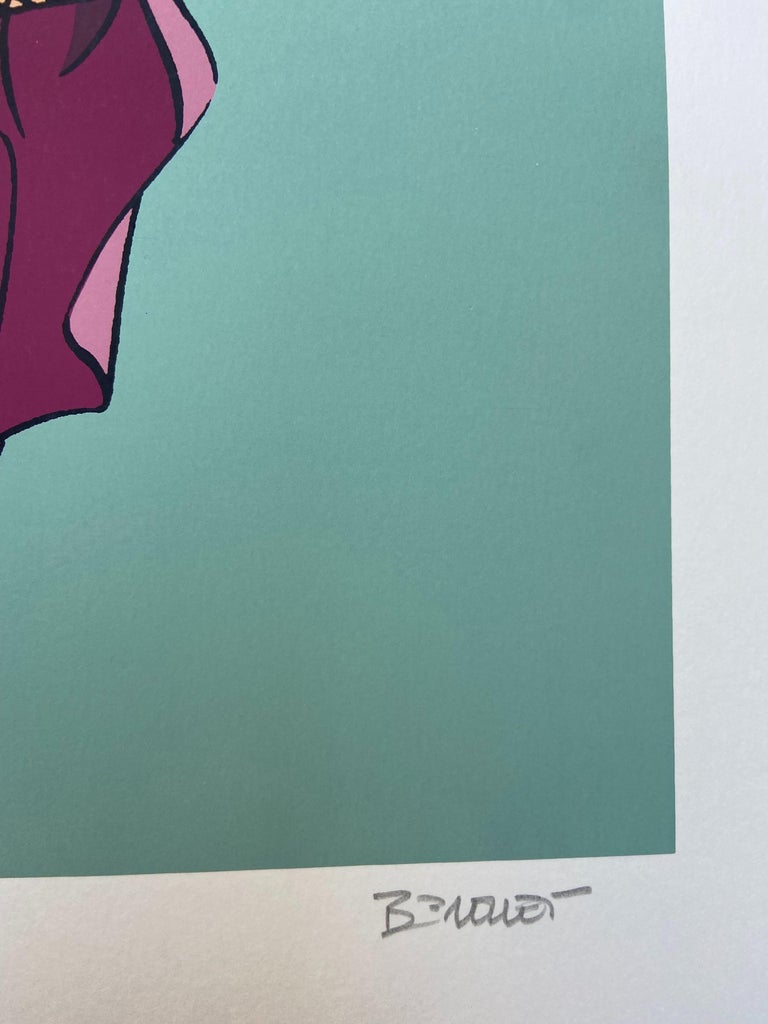 Philippe Berthet - Pin-up résille - Philippe Berthet For Sale at 1stDibs