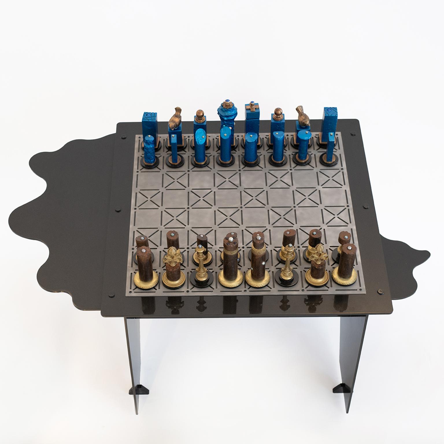 Philippe Bousquet, "Battle For Atlantis", Assemblage Chess Set For Sale ...