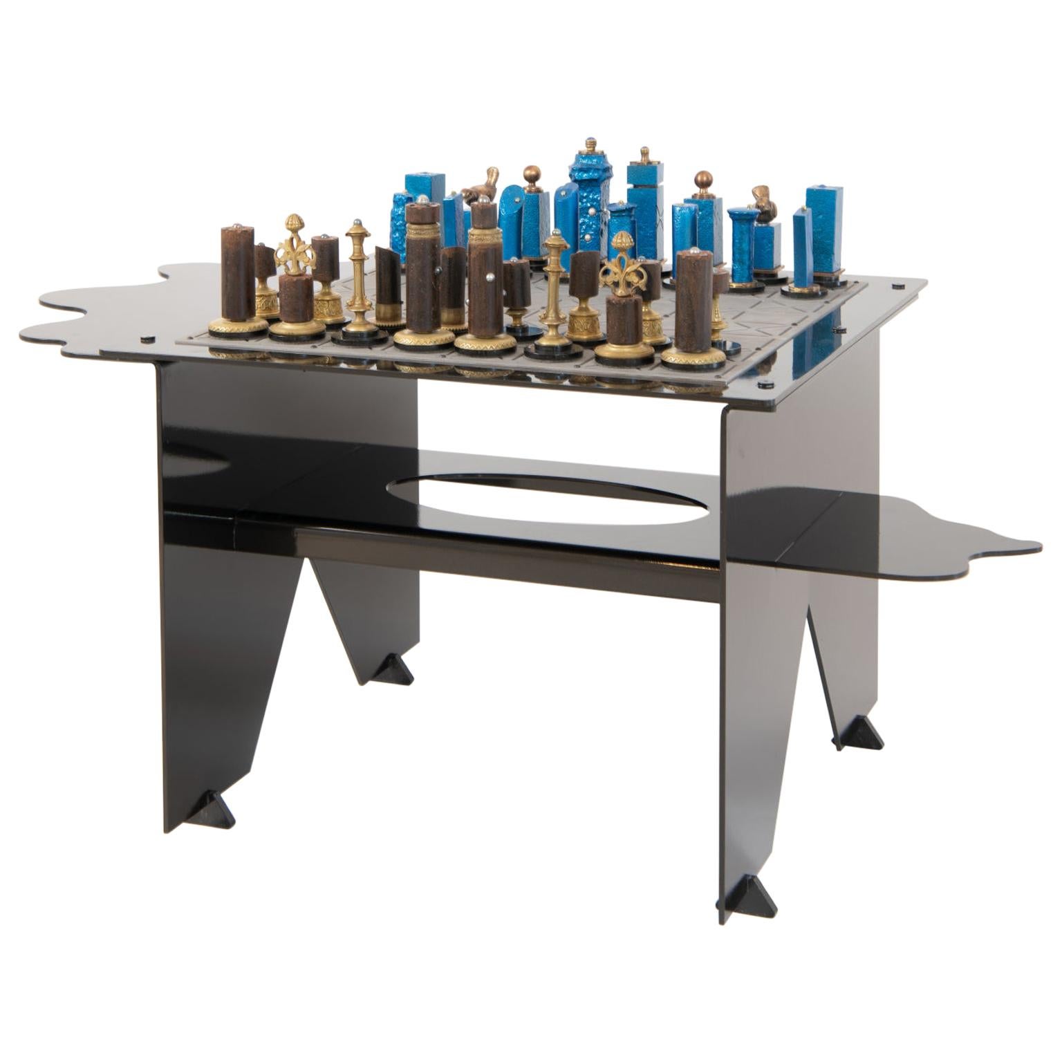 Philippe Bousquet, "Battle For Atlantis", Assemblage Chess Set For Sale ...