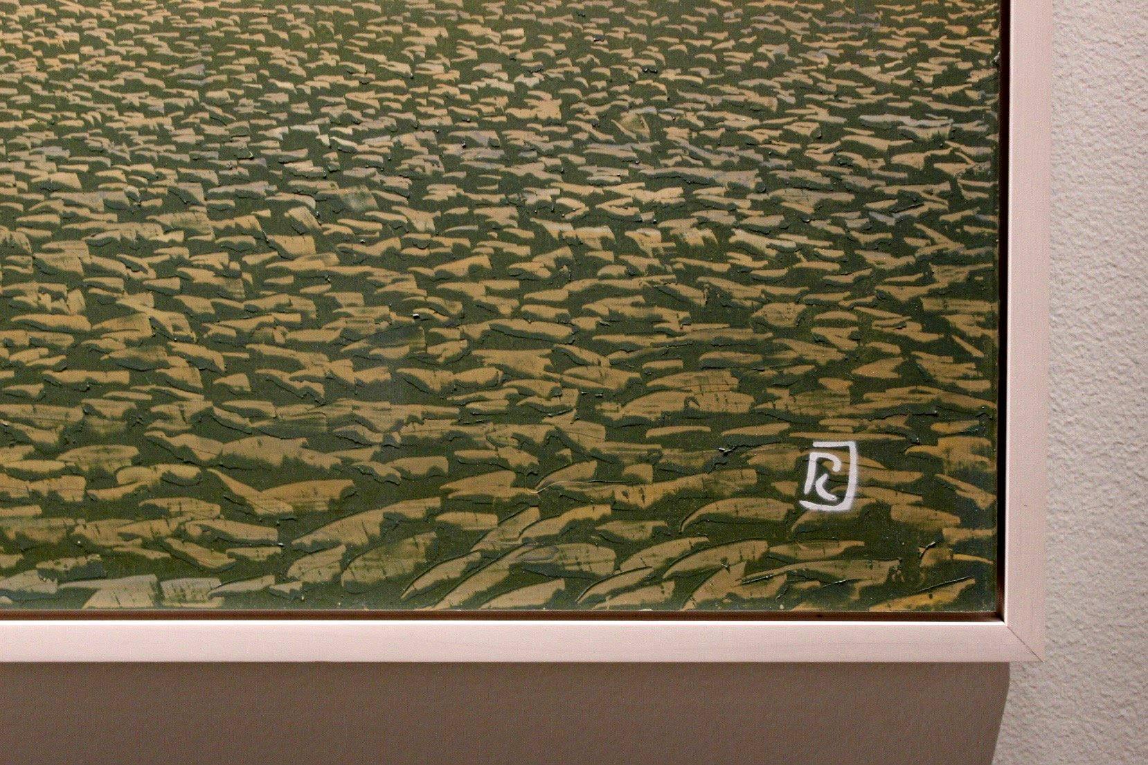 Philippe Charles Jacquet - Le rocher solitire, oil paint on wood panel ...