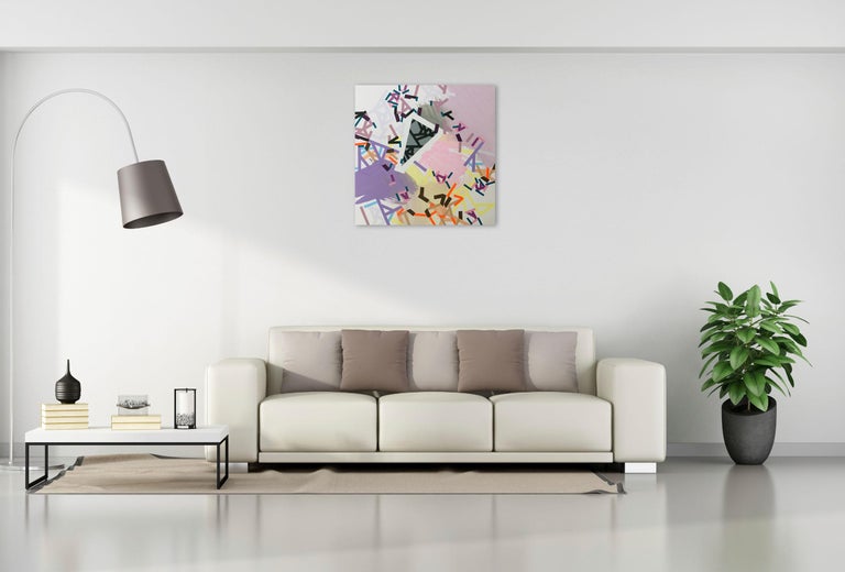 Philippe Halaburda - Alpha Geeshkke (Abstract painting) For Sale at 1stDibs