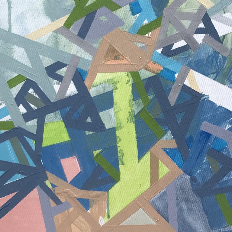 Philippe Halaburda - Errors and Windiigo (Abstract Painting) For Sale ...