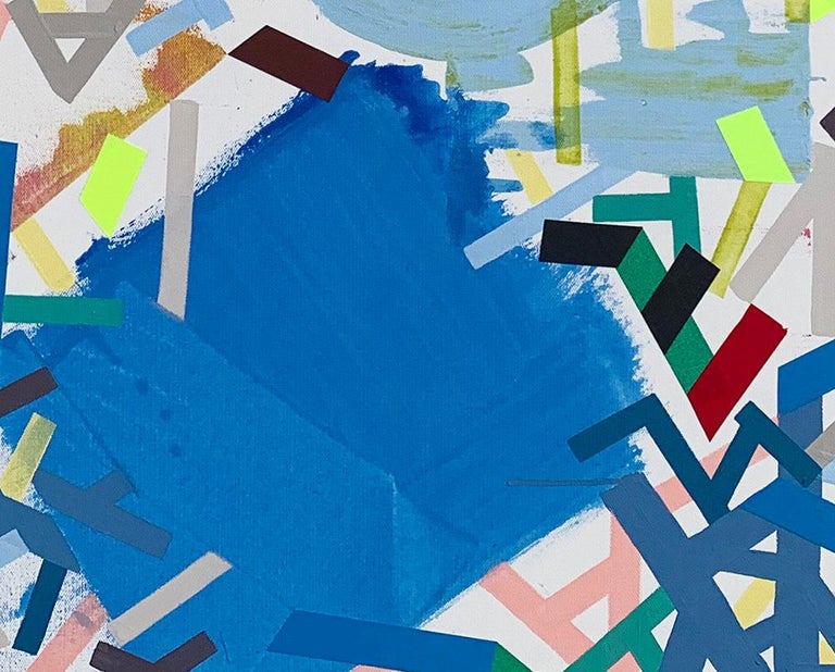 Philippe Halaburda - Ikkunann molecules (Abstract painting) For Sale at ...