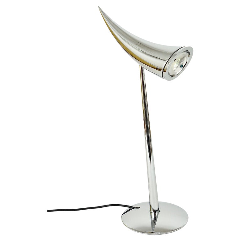 Philippe Starck Ara Table Desk Lamp, Chrome, Post-Modern by Flos Italy ...