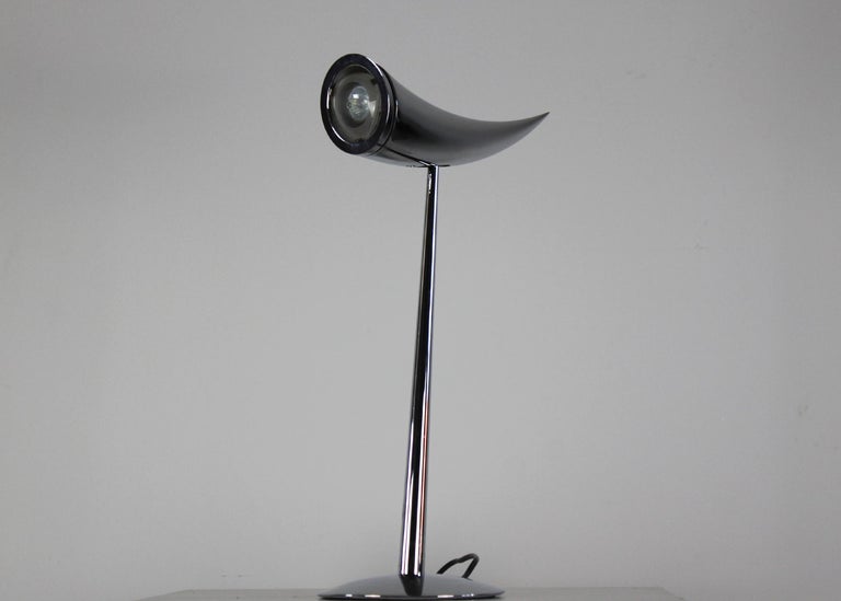Philippe Starck Ara Table Lamp in Polished Chrome by Flos, 1988 For ...