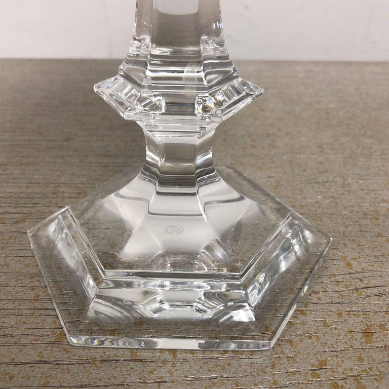 Philippe Starck Harcourt Our Fire Baccarat Crystal Candlestick For Sale ...