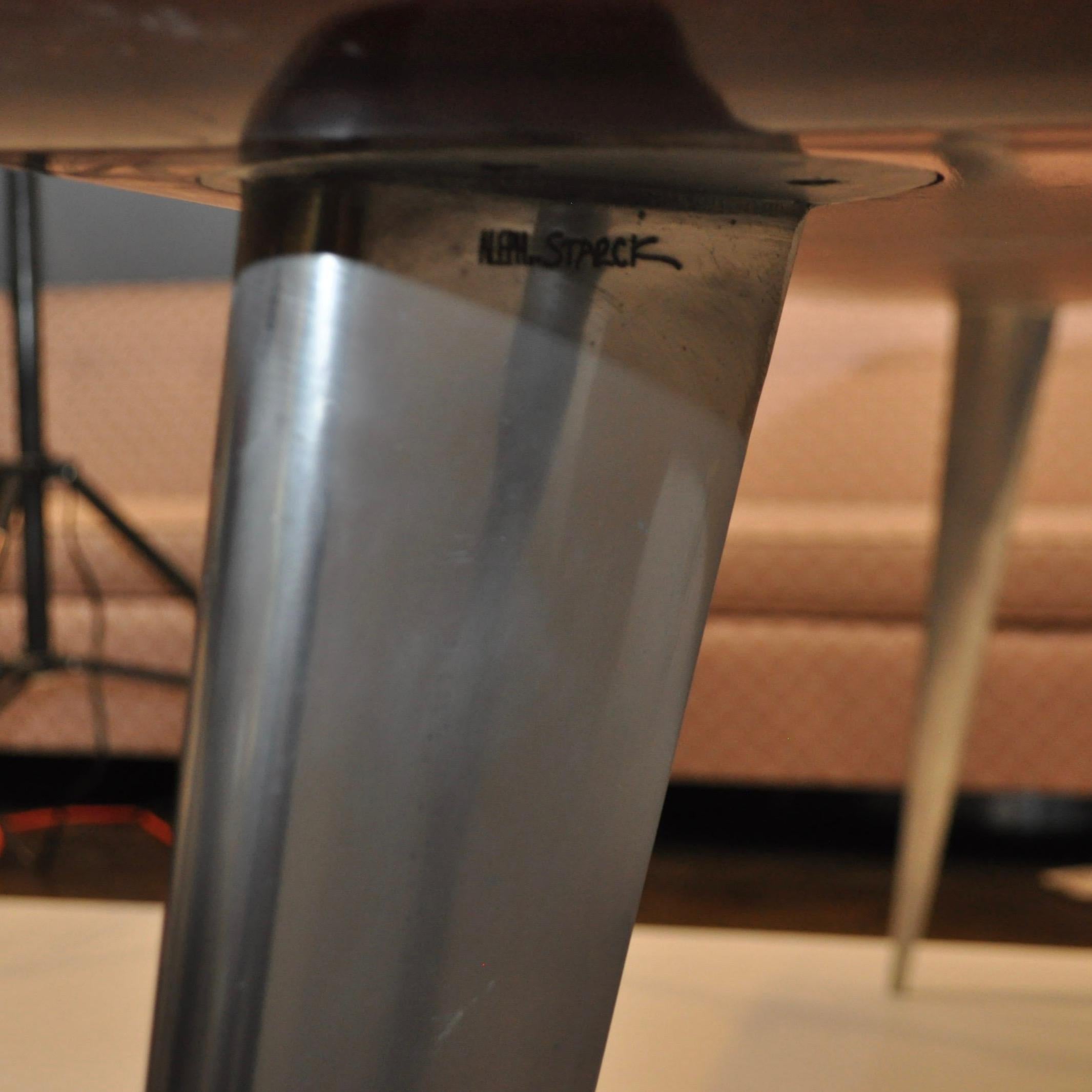 Philippe Starck Mahogany And Aluminum 'Driade' Dining Table at 1stDibs ...