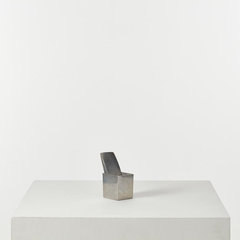 Philippe Starck silver box ash tray for the Royalton Hotel, XO, France ...
