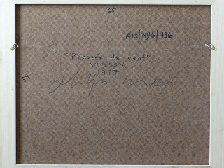 Philippe Visson - Philippe VISSON (1942-2008), Painting "Poussée de ...