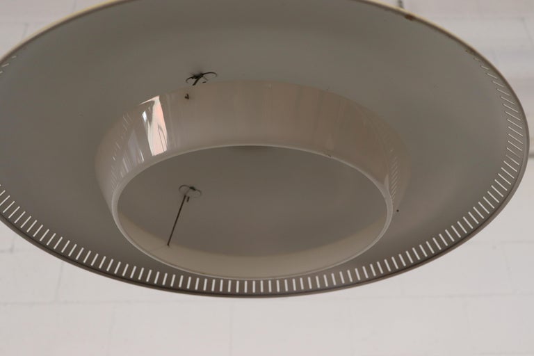 Philips Ceiling Pendant in Pale Yellow with Acrylic Diffuser at 1stDibs