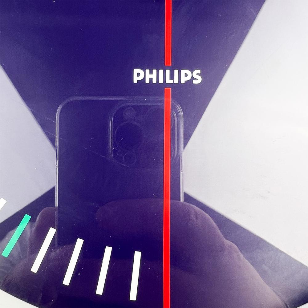Philips wall clock, 1980' For Sale at 1stDibs