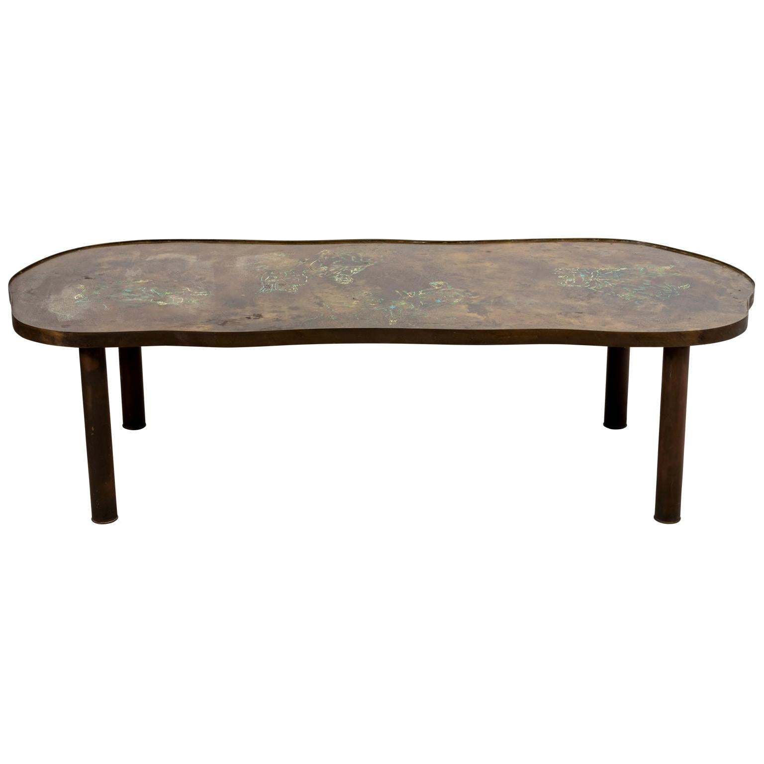 Phillip and Kelvin Laverne Bronze Coffee Table at 1stDibs