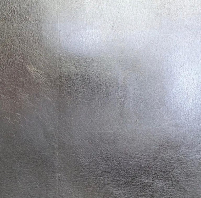 Phillip Jeffries Champagne Wash Pewter Leaf Wallpaper, Silver Metal ...