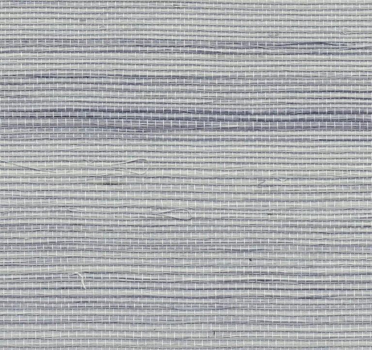 Phillip Jeffries Soho Grasscloth Hemp Natural Wallpaper Blue and Grey ...