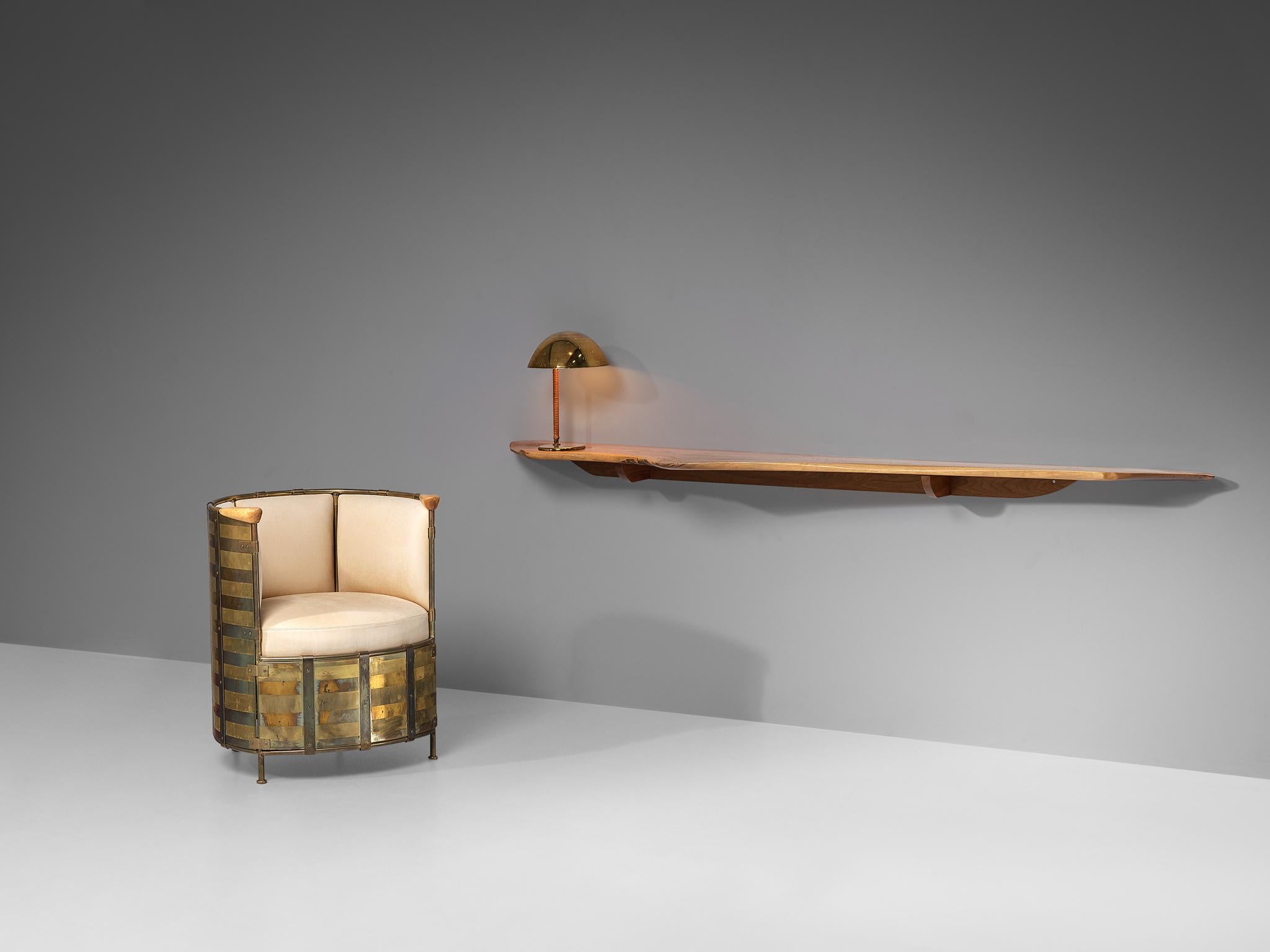 Phillip Lloyd Powell Shelf in Walnut For Sale at 1stDibs