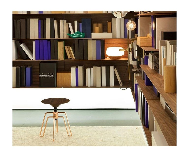 Phillips Stool in Brass by Sollos For Sale at 1stDibs