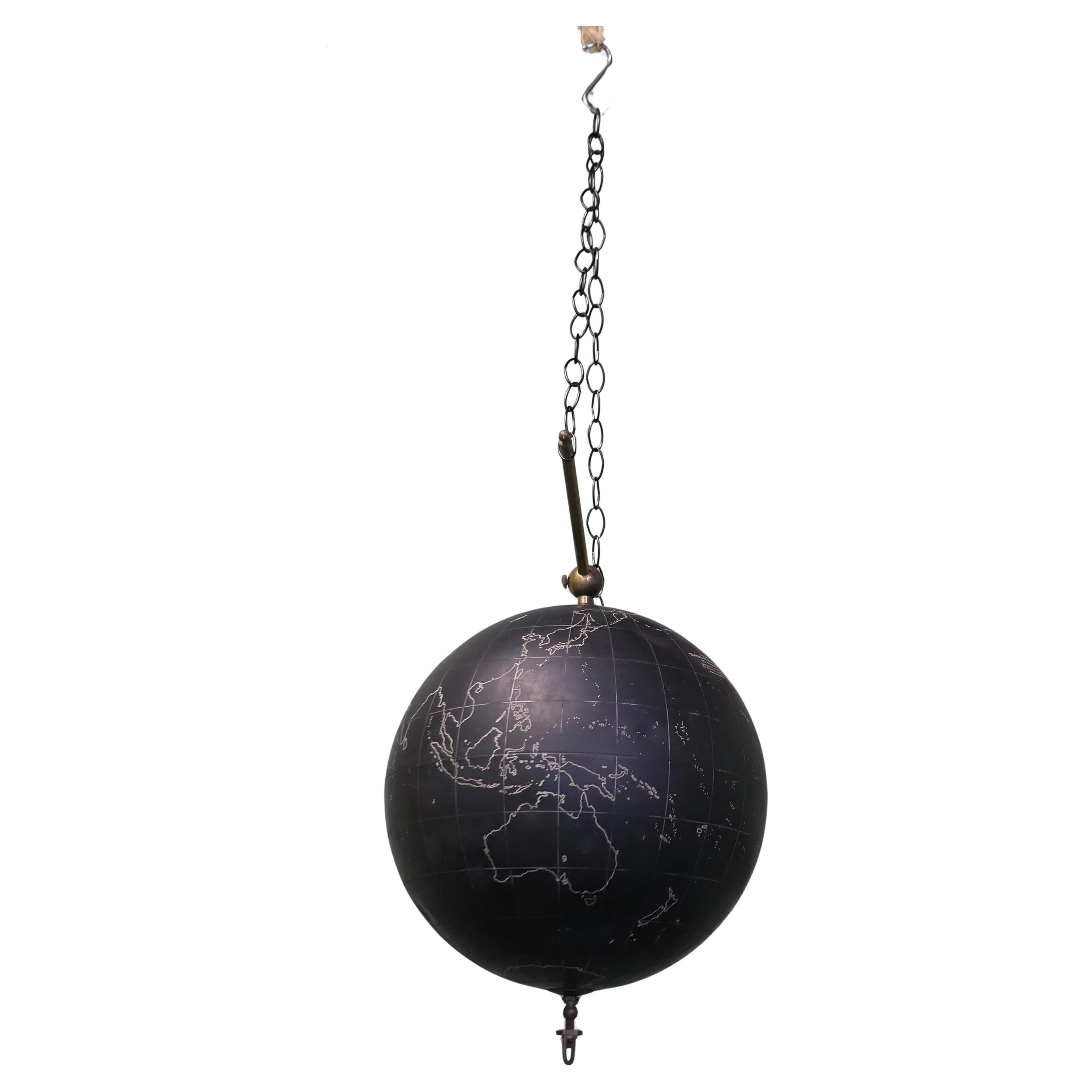 Phillips Terrestrial Slate Globe or World Atlas For Sale at 1stDibs