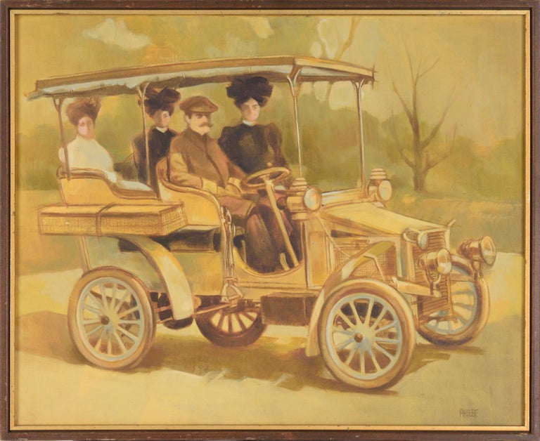 Phoebe Healey - "Sunday Ride in the Winton" For Sale at 1stDibs