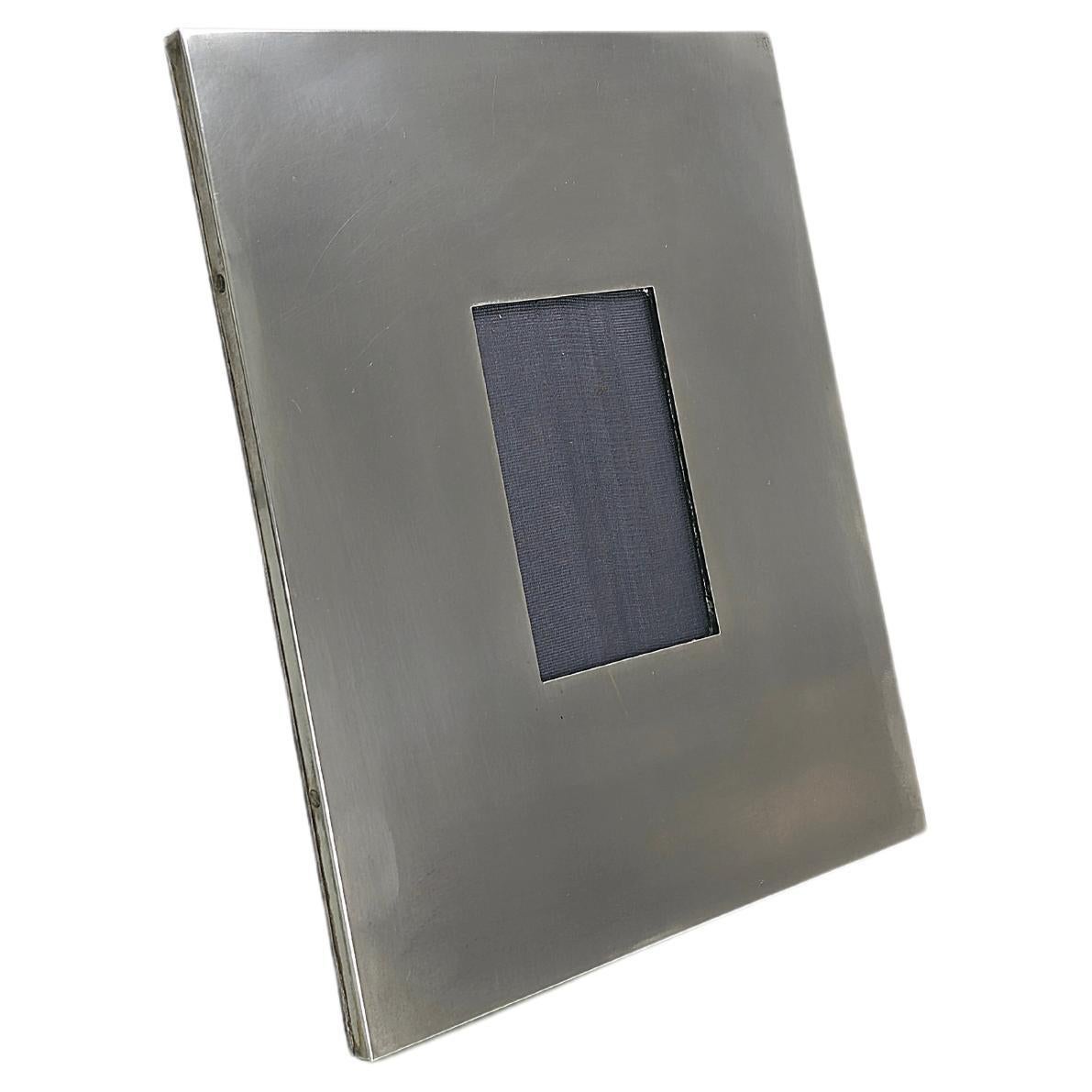 Important Large Italian Malachite and 800 Silver Gilt Photograph Frame ...