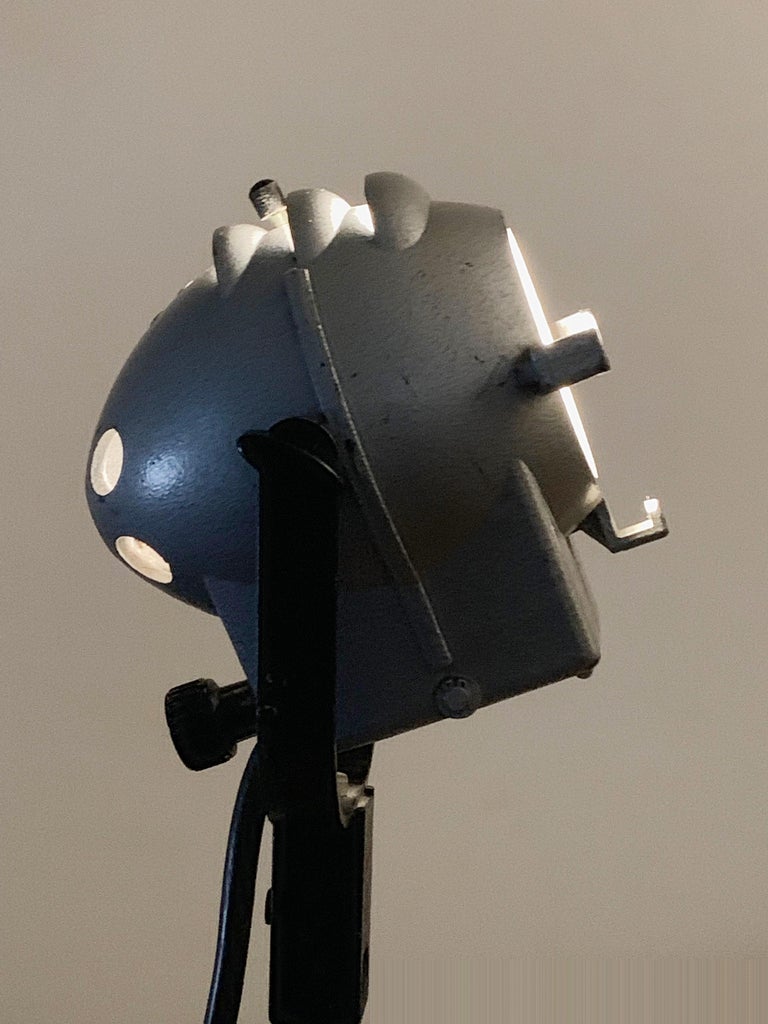 Photo Spotlight or Floor Lamp Tripod Stand with Spotlight Industrial ...
