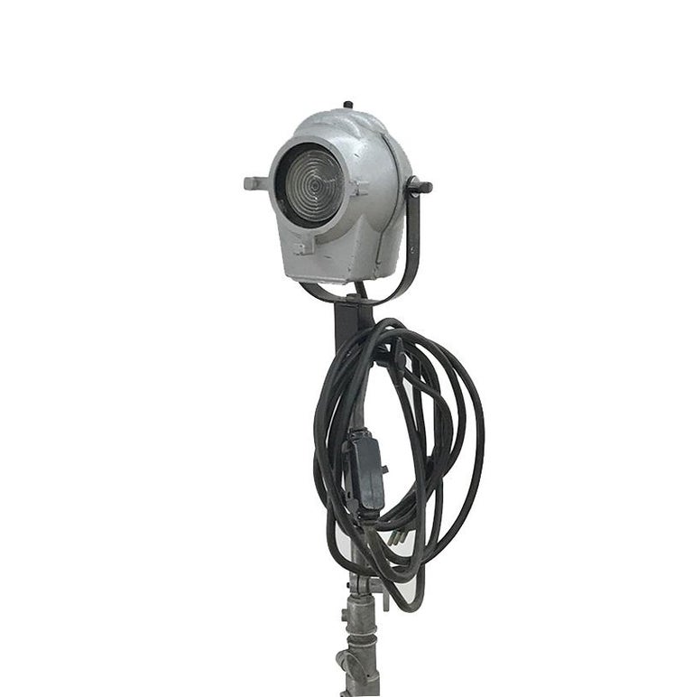 Photo Spotlight or Floor Lamp Tripod Stand with Spotlight Industrial ...