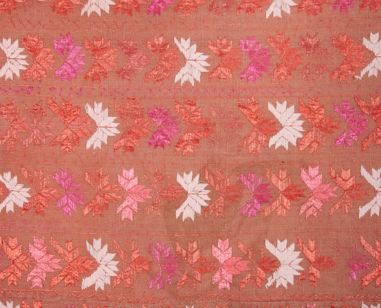 Phulkari Wedding Shawl from Punjab, India, Early 20th Century For Sale ...
