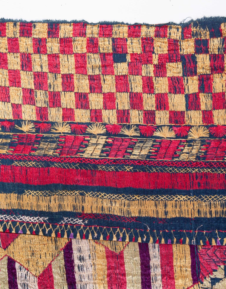 Phulkari Wedding Shawl from Punjab, India, Early 20th Century For Sale ...