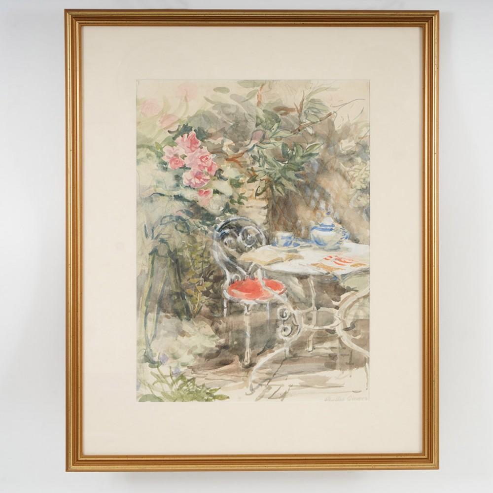 Phyllis Ginger (1907-2005) Tea For Two For Sale at 1stDibs