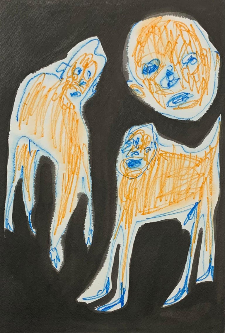 Pia Chavarria - Untitled (Three Figures) For Sale at 1stDibs