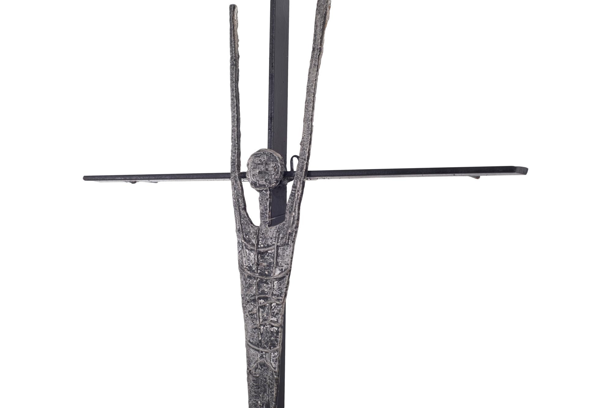 Pia Manu Brutalist Sculpture Jesus on the Cross at 1stDibs | pia jesus ...