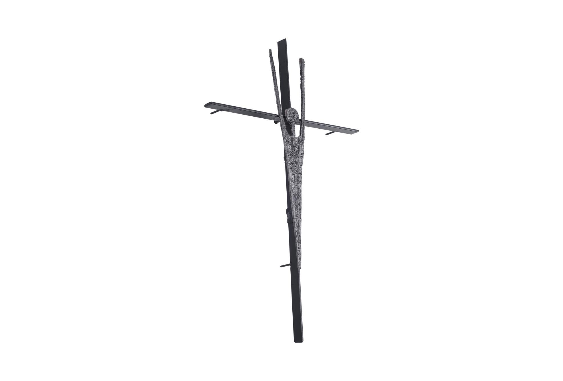 Pia Manu Brutalist Sculpture Jesus on the Cross at 1stDibs | pia jesus ...