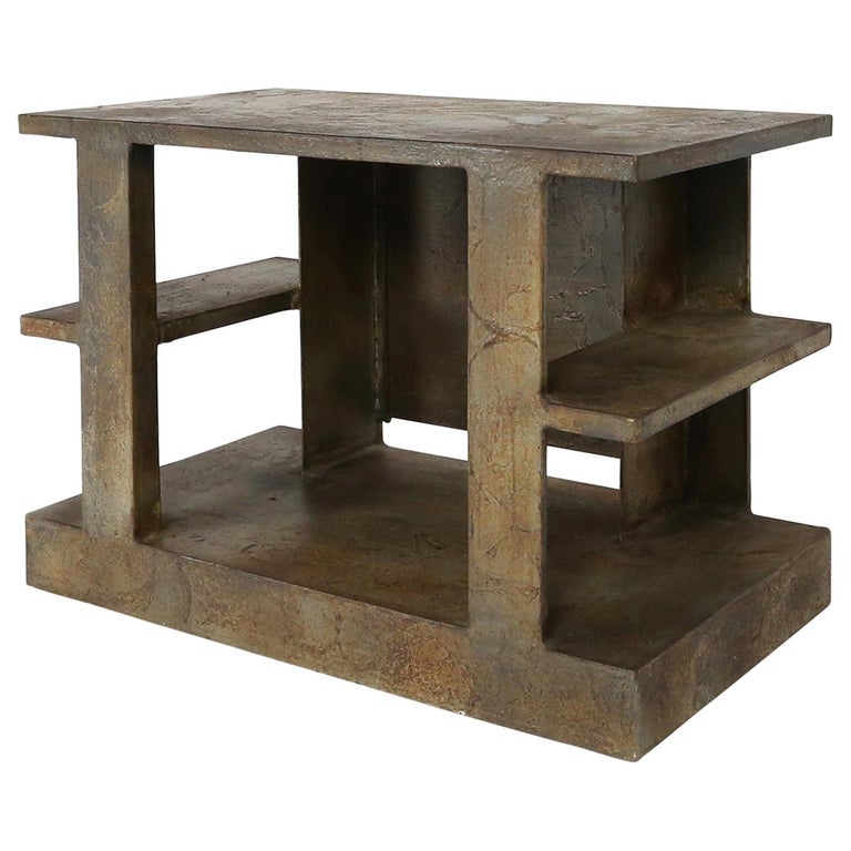 Pia Manu Brutalist Side Table or Television Table, Belgium, 1970s For ...