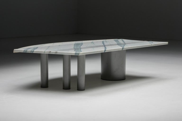 Pia Manu Sculptural Marble Coffee Table, 1990s For Sale at 1stDibs