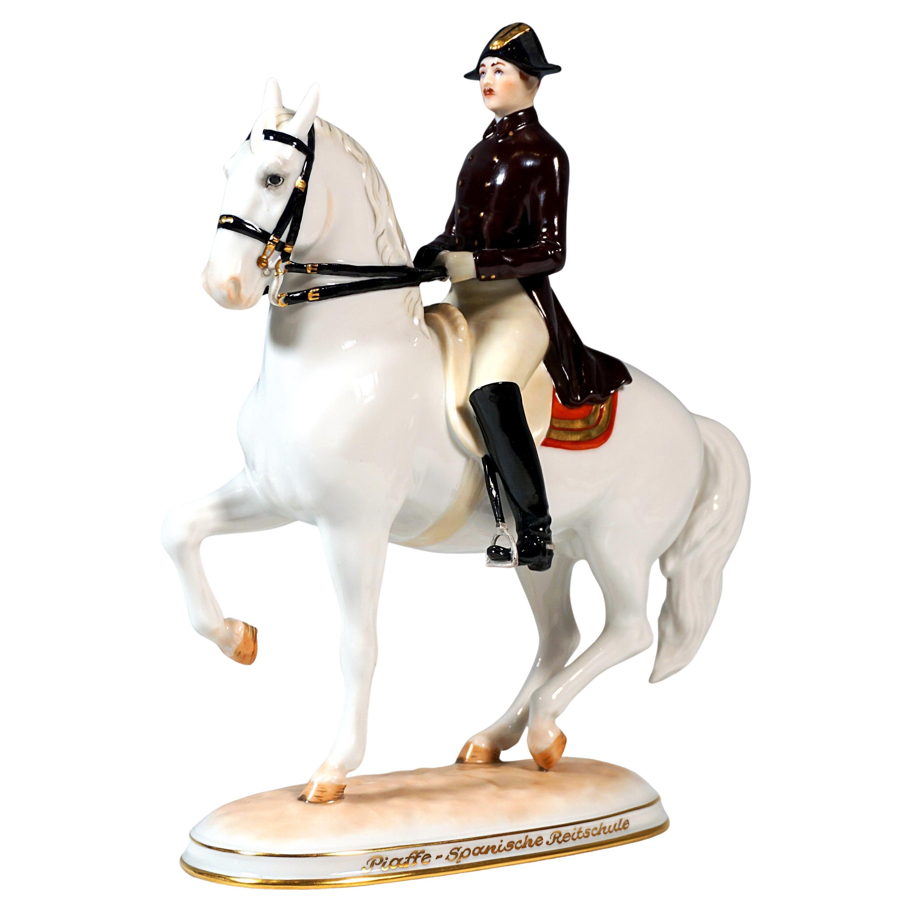 Courbette With Rider, Spanish Riding School In Vienna, Horse By ...