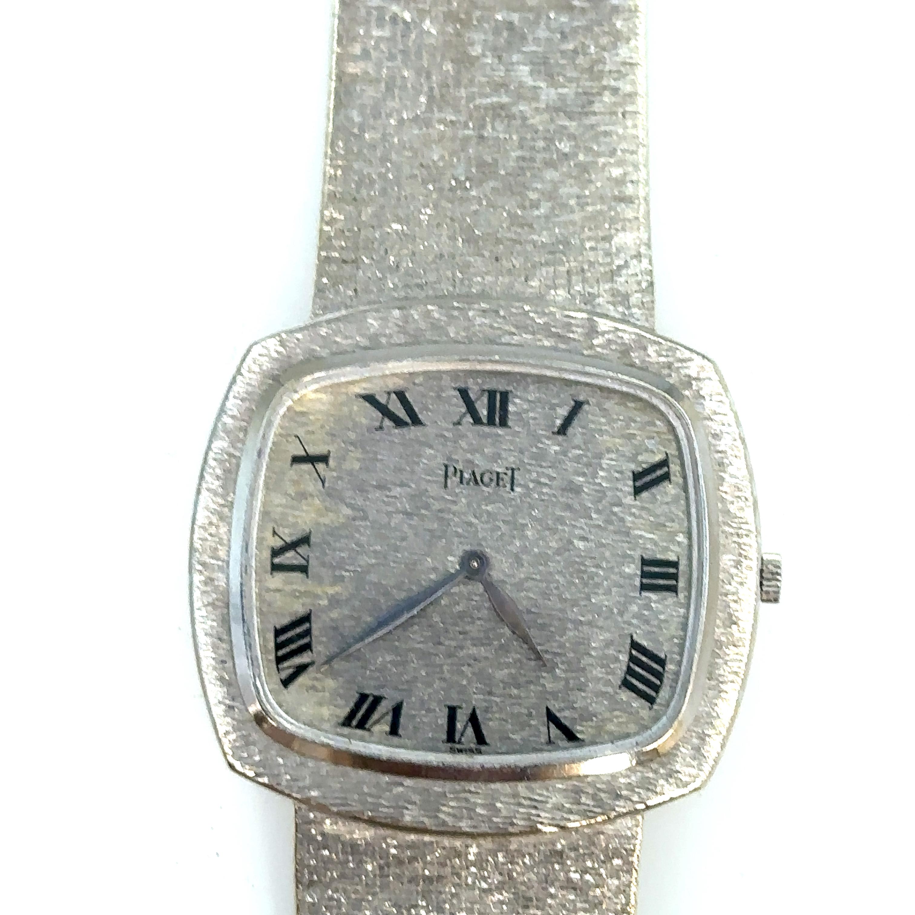 Piaget 18k White Gold Watch For Sale at 1stDibs | piaget for sale