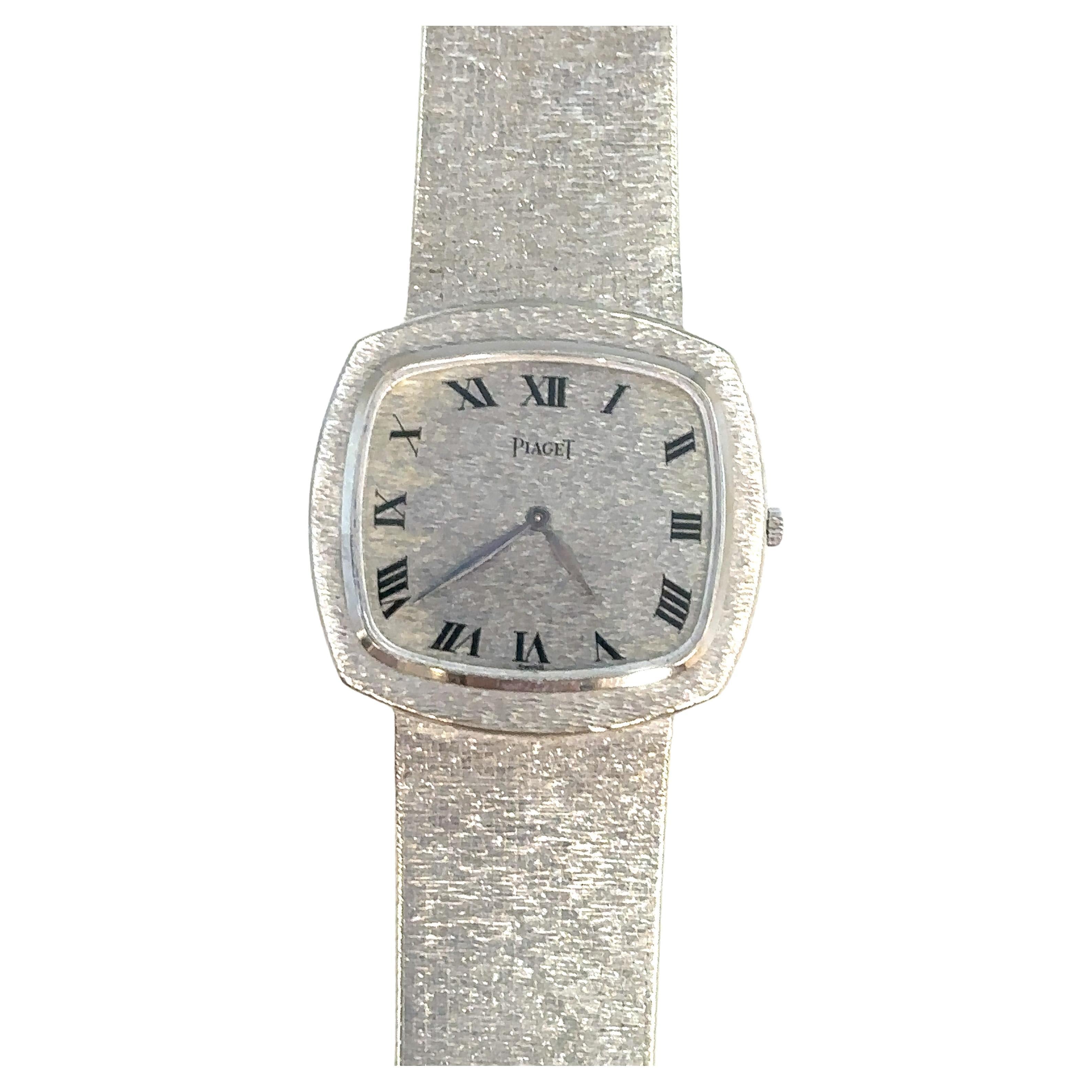 Piaget Stepped Case 18k Solid Gold Watch circa 1980’s For Sale at ...