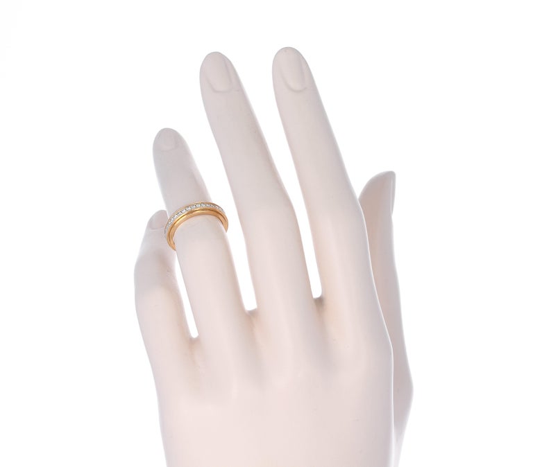 Piaget Anniversary Band with Diamonds, 18 Karat Yellow Gold For Sale at ...