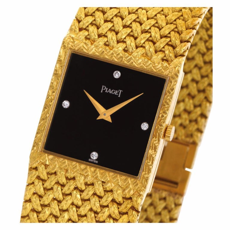 Piaget Classic 934D2, Black Dial, Certified and Warranty at 1stDibs