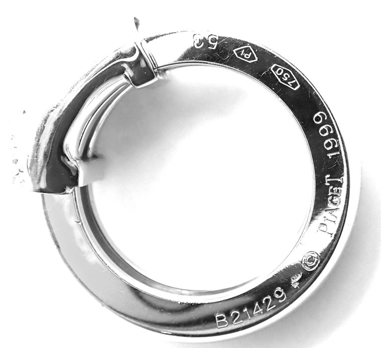 Piaget Dancer Diamond Band White Gold Ring at 1stDibs | dancer ring