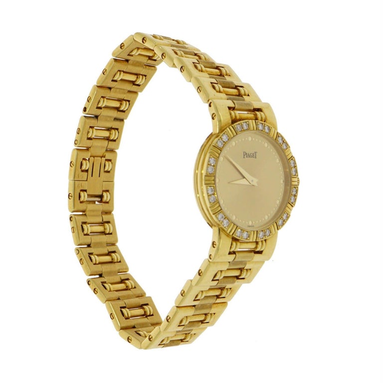 Piaget Dancer Yellow Gold and Diamond Wristwatch at 1stDibs | piaget ...