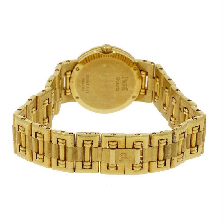 Piaget Dancer Yellow Gold and Diamond Wristwatch at 1stDibs | piaget ...
