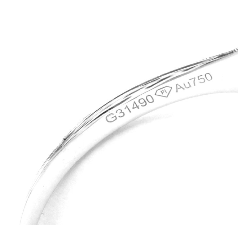 Piaget Diamond Rose White Gold Flower Ring For Sale at 1stDibs