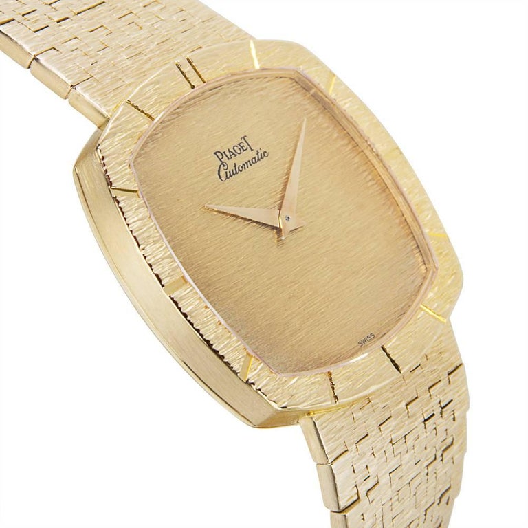 Piaget Dress 12421 A6 Vintage Unisex Watch in 18K Gold For Sale at 1stDibs