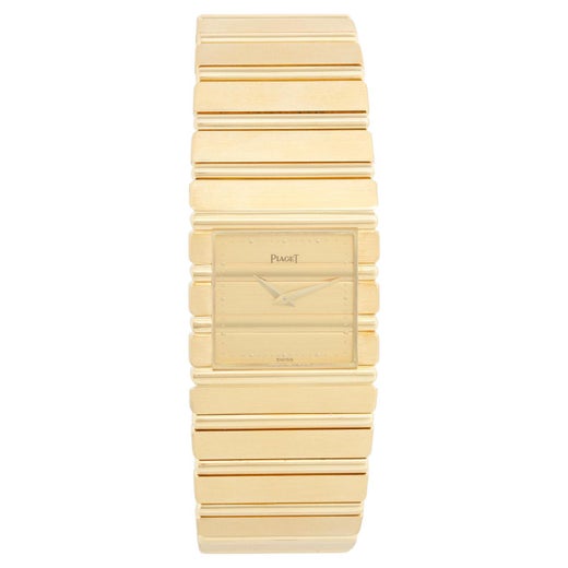 Piaget Polo 18K Yellow Gold Men's Watch 7131 C701 For Sale at 1stDibs