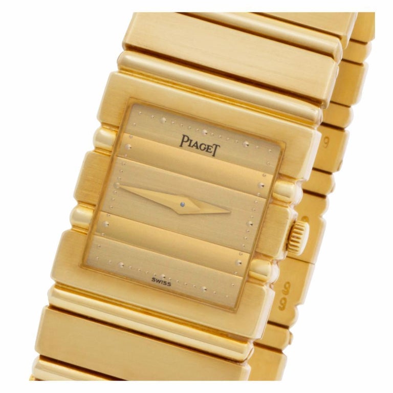 Piaget Polo 8131 C701, Gold Dial, Certified and Warranty at 1stDibs
