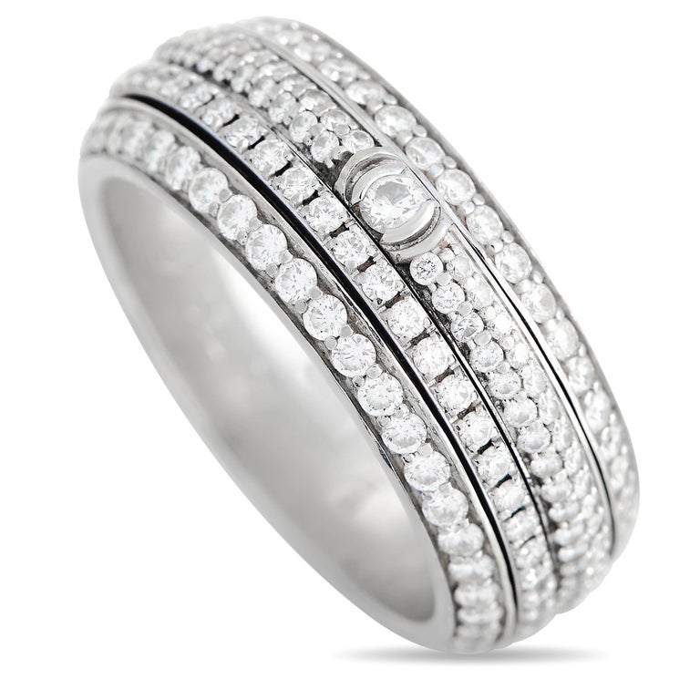 Piaget Possession 18k White Gold 2.24 Carat Diamond Ring For Sale at ...