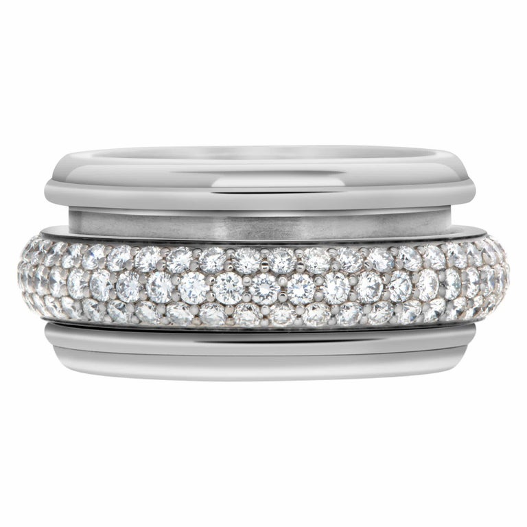Piaget Possession Diamond Eternity Band and Ring in 18k White Gold, Tcw ...