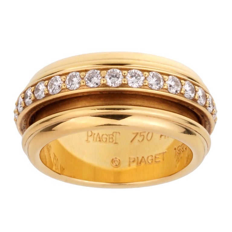 Piaget Possession Yellow Gold Diamond Ring at 1stDibs